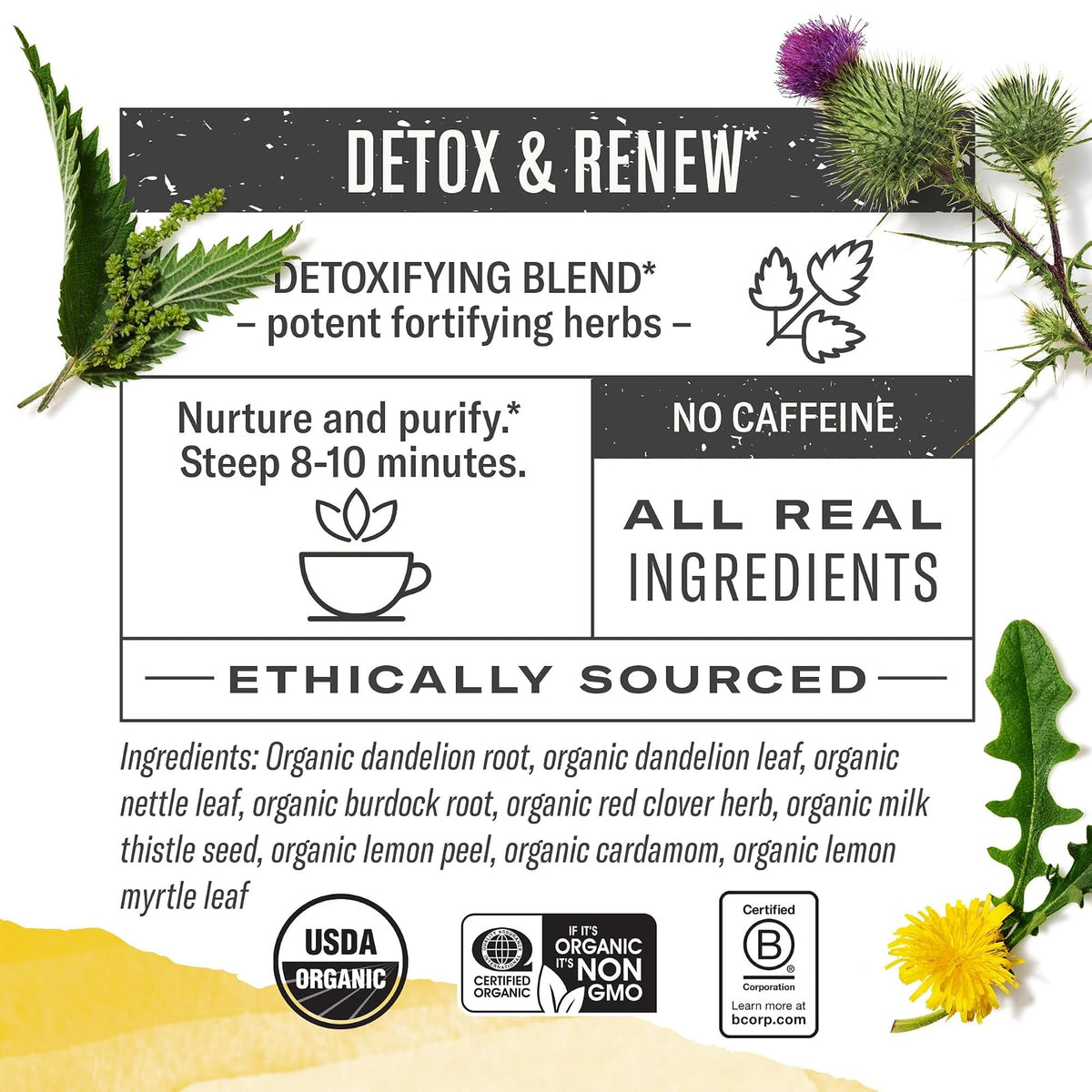 herbal tea for natural detox
