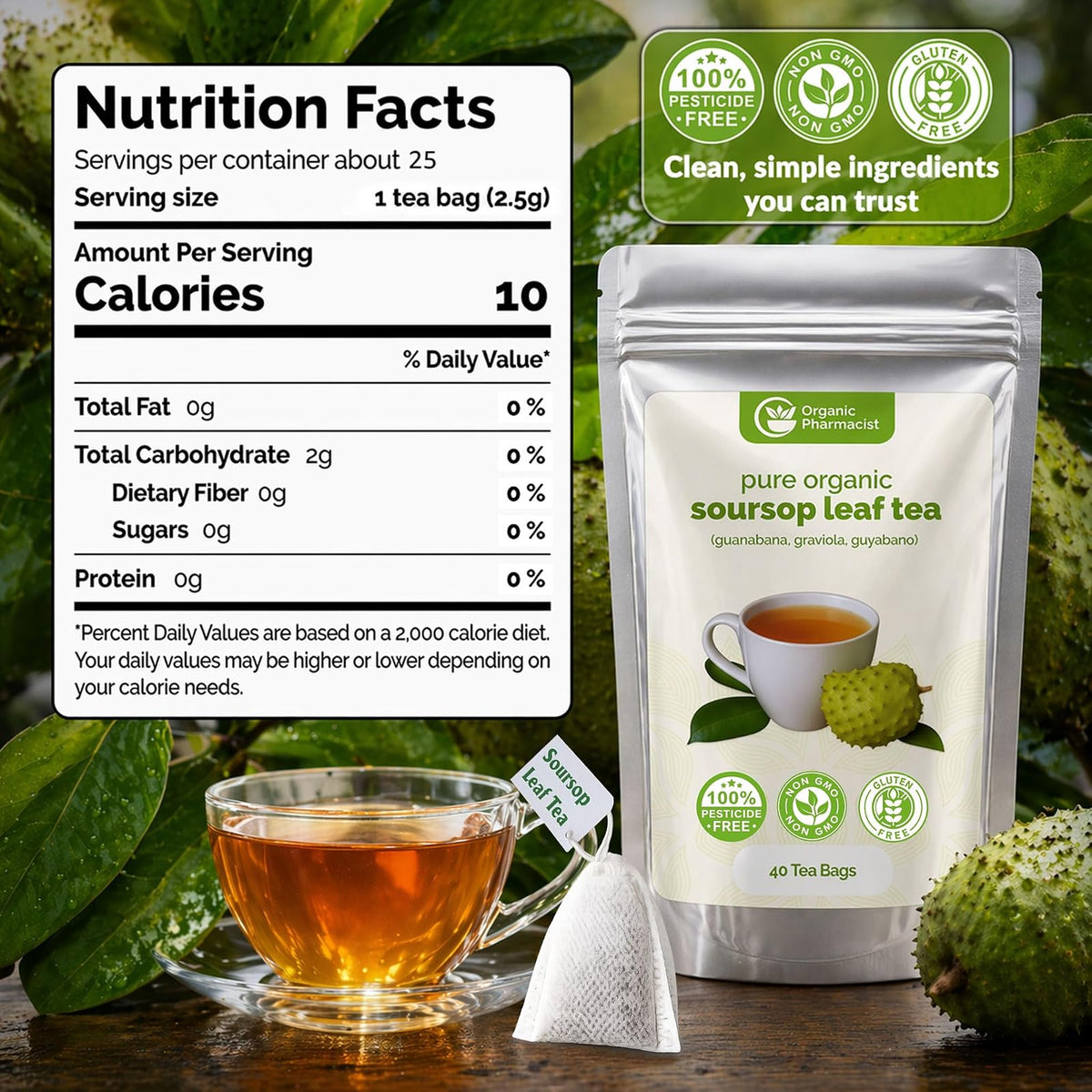 Herbal tea for natural wellness