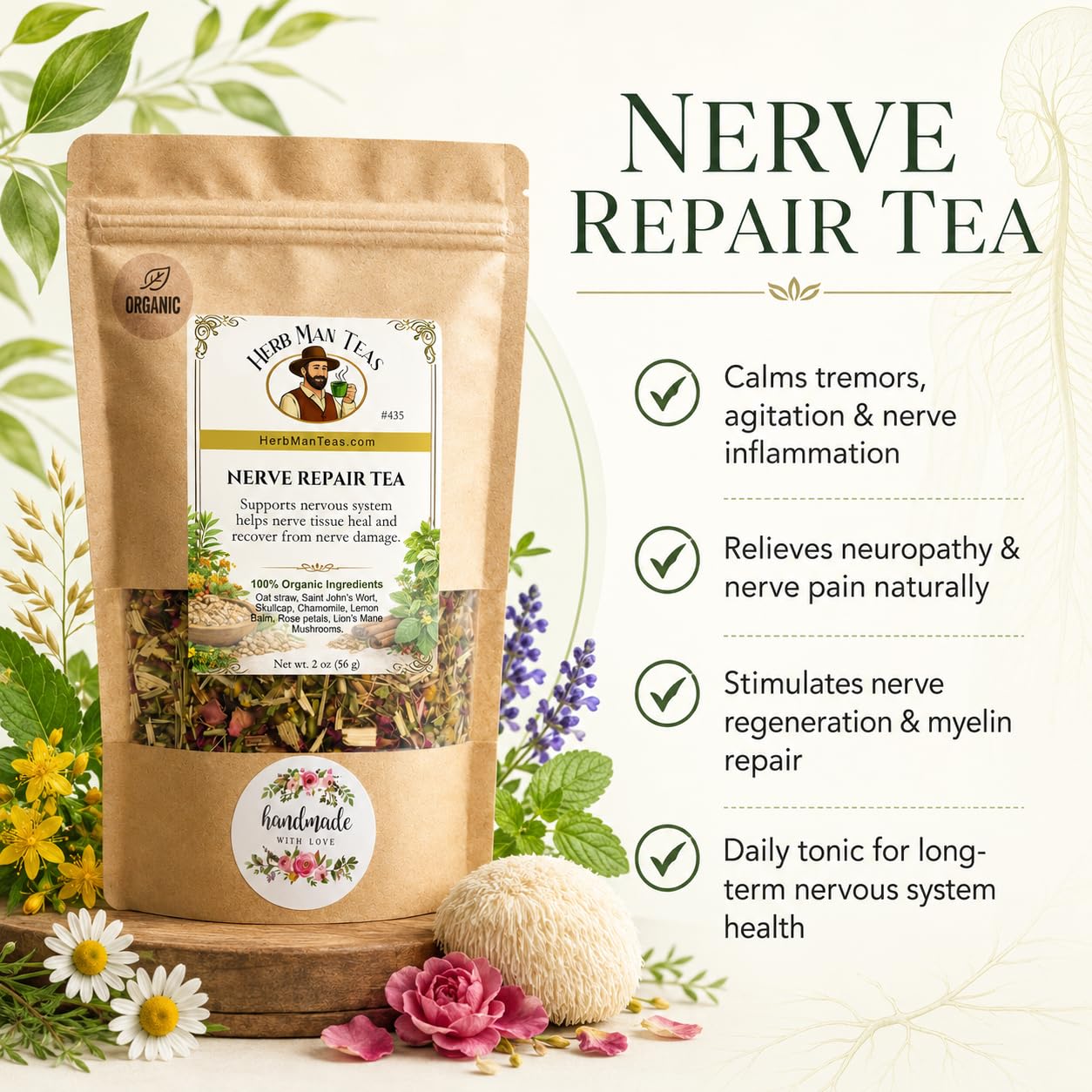 herbal tea for nerve support