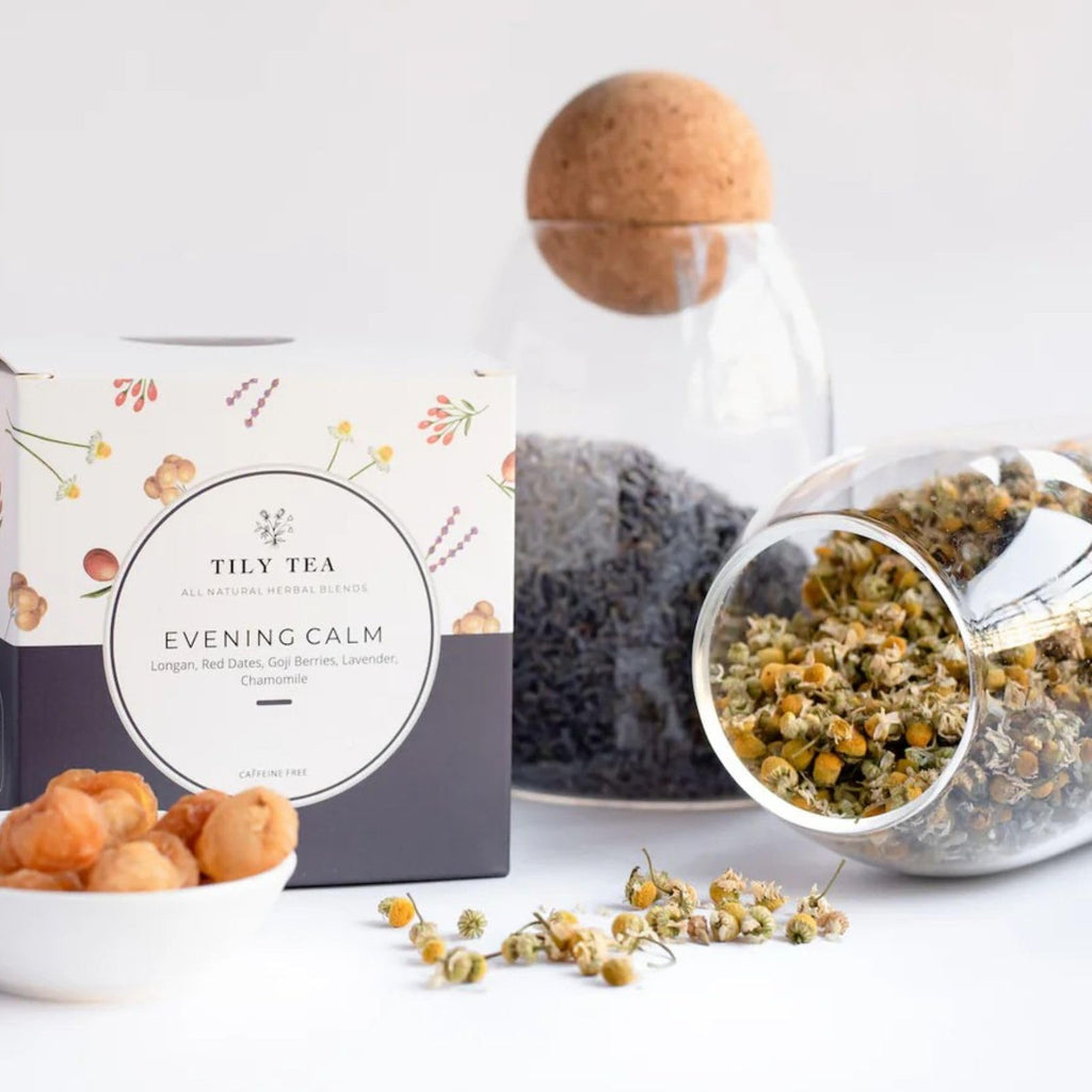 Herbal tea for peaceful sleep