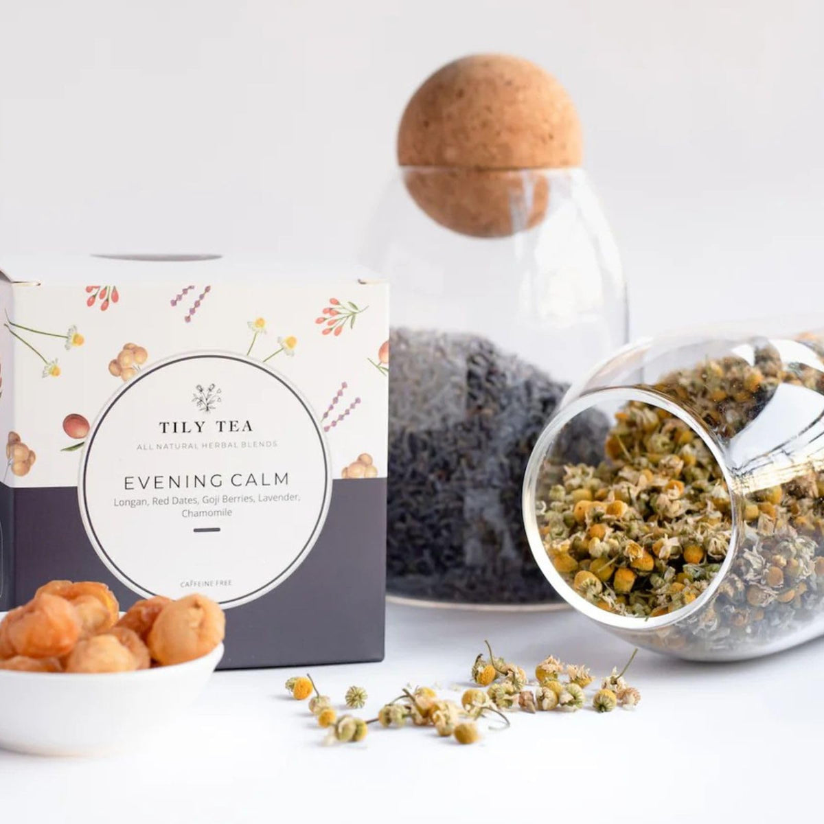 Herbal tea for peaceful sleep