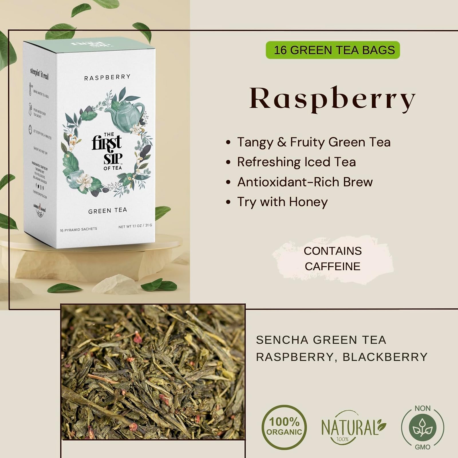 Herbal tea for refreshing drinks