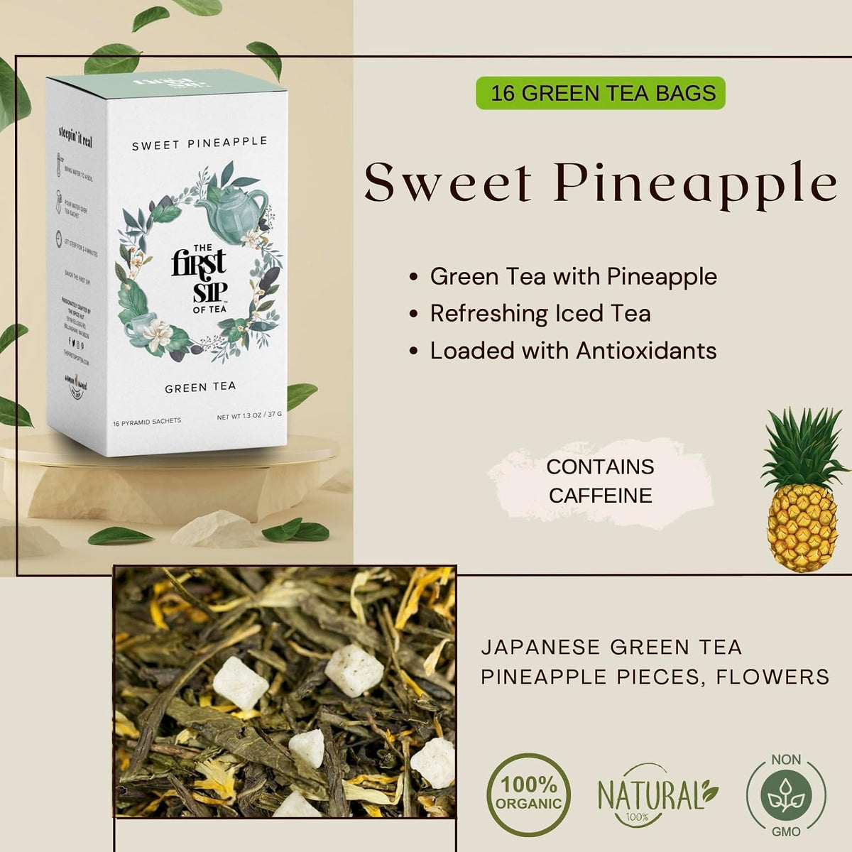 Herbal tea for refreshing drinks