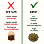 Herbal tea for relaxation and comfort