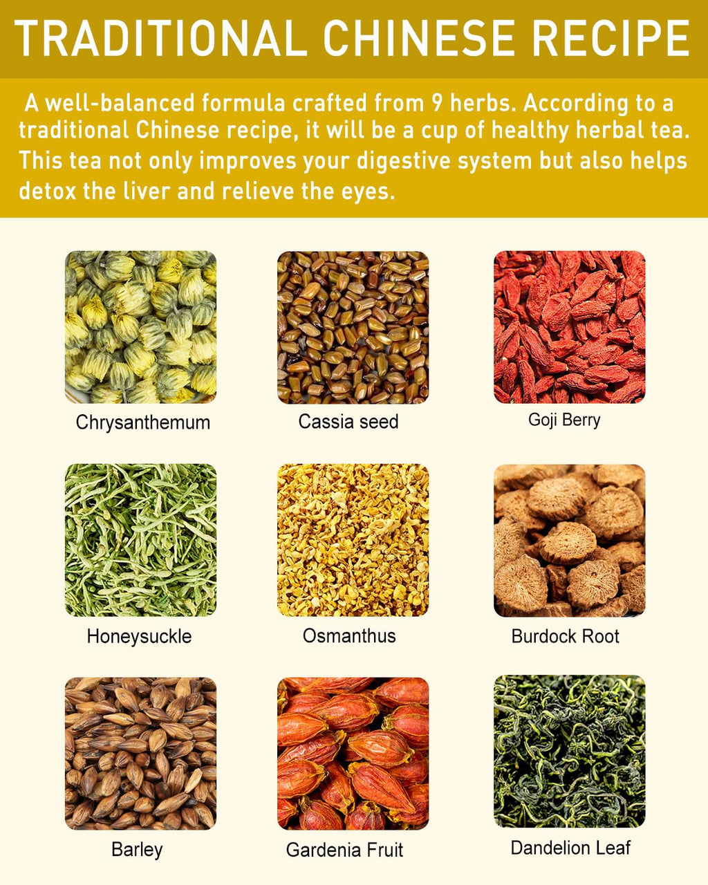 Herbal tea for relaxation and wellness