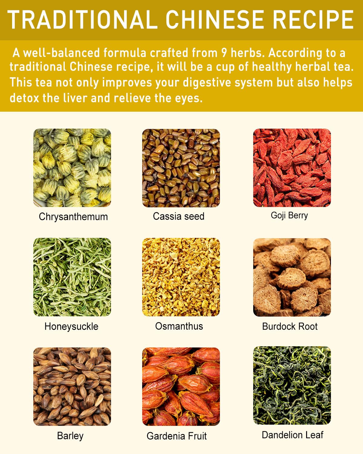 Herbal tea for relaxation and wellness