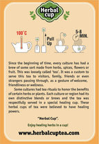Herbal tea for relaxation and wellness