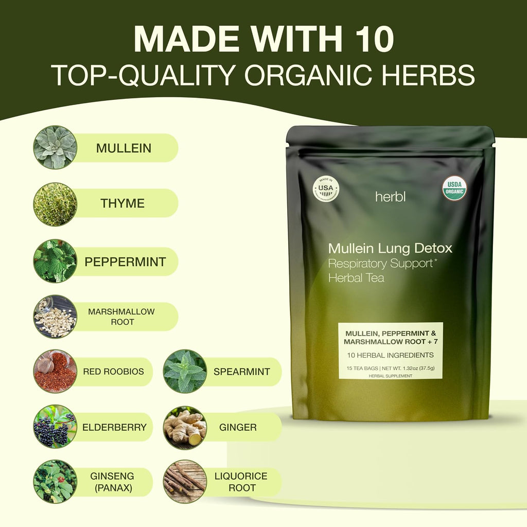 herbal tea for respiratory support