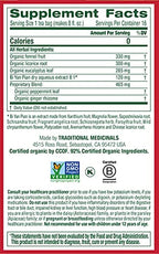 Herbal tea for respiratory support