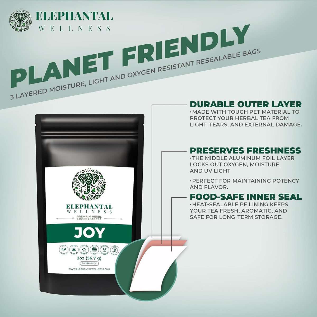 Herbal tea for soothing moments