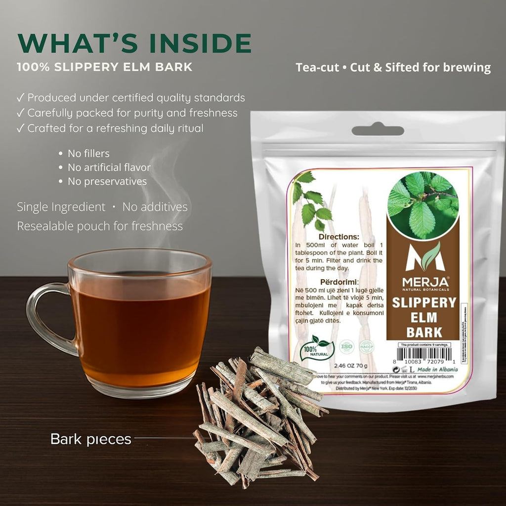 Herbal tea for soothing throat relief