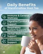 Herbal tea for soothing throat
