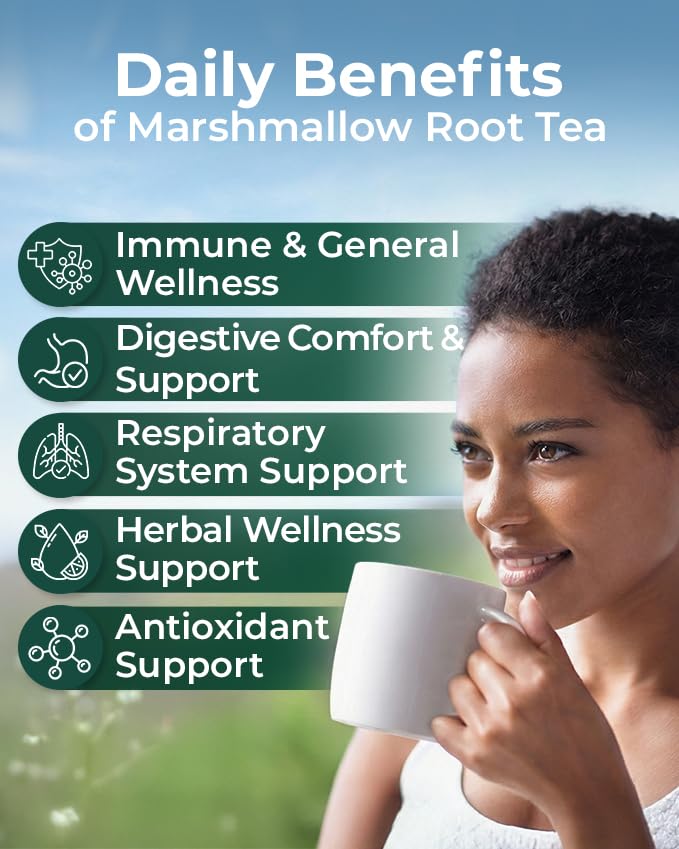Herbal tea for soothing throat