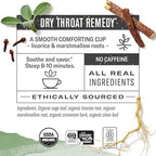 herbal tea for soothing throat
