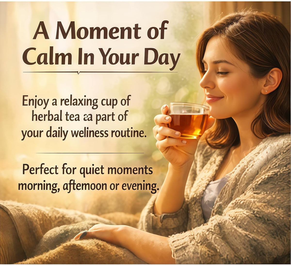 Herbal tea for stress relief WOTIHA