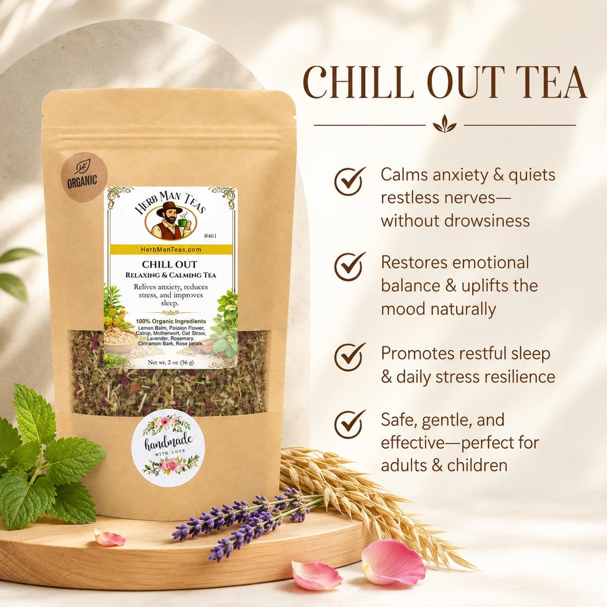 herbal tea for stress relief