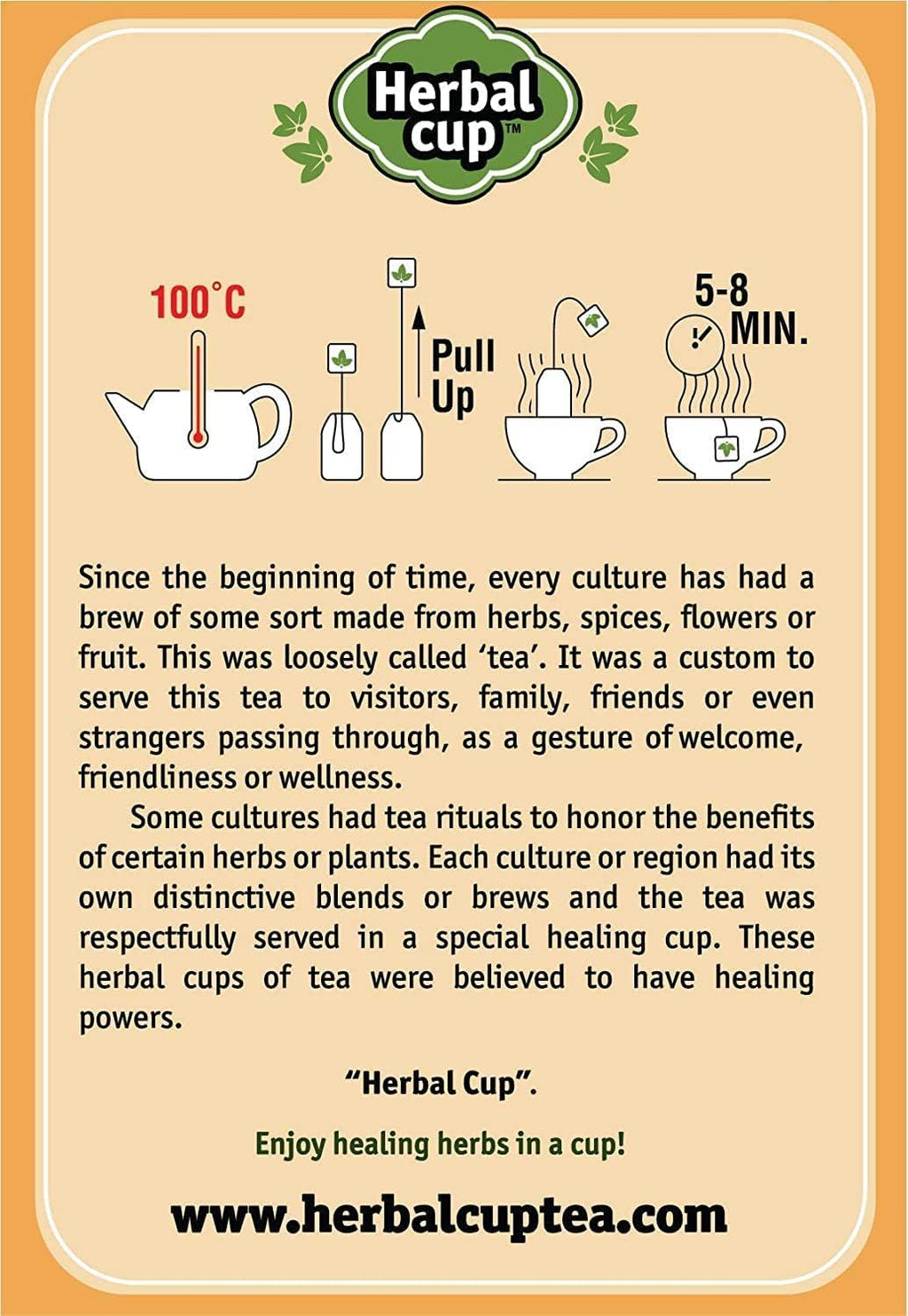 Herbal tea for stress relief