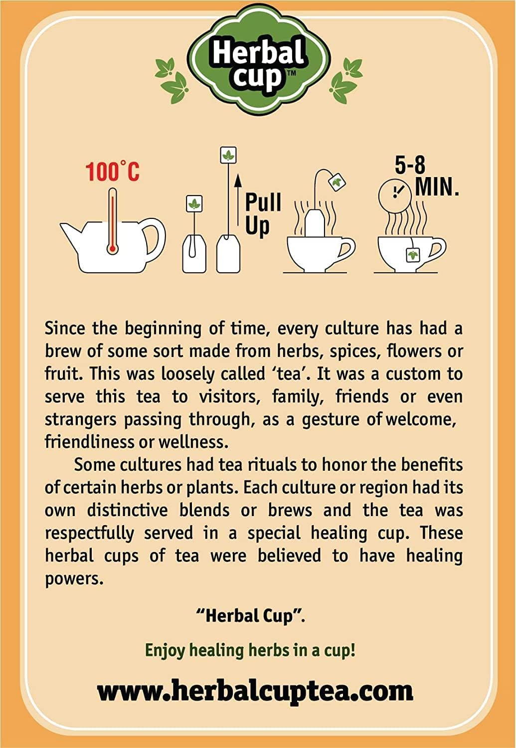 Herbal tea for stress relief