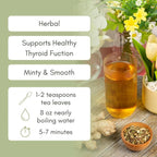 Herbal tea for thyroid support