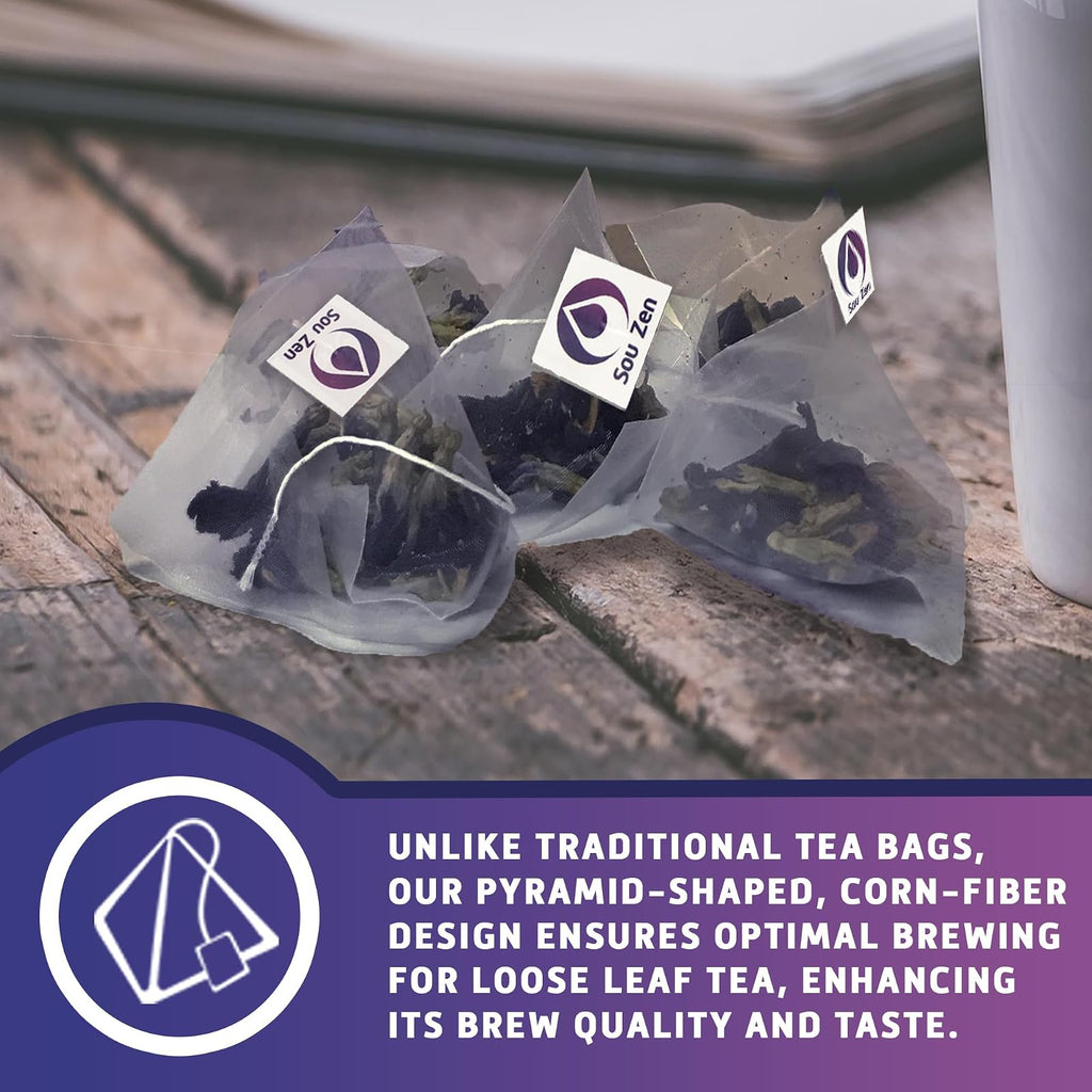 herbal tea for vibrant blue colour