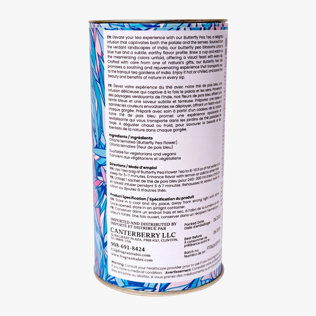 Herbal tea for vibrant colour