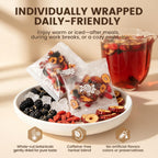 Herbal tea for wellness routines