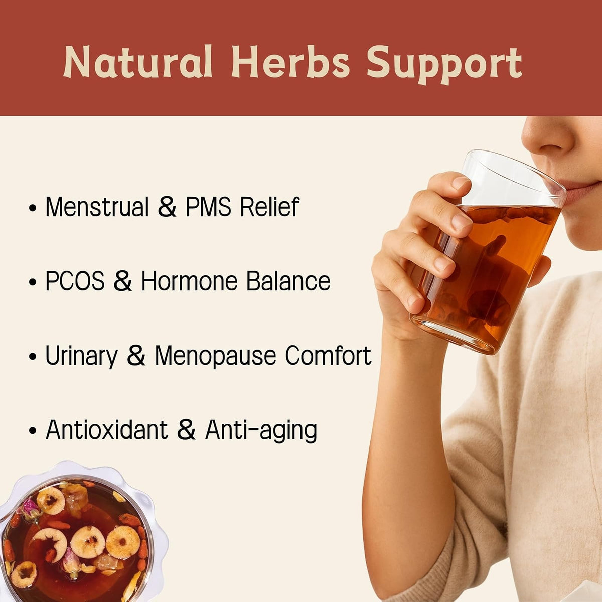 herbal tea for women's wellness