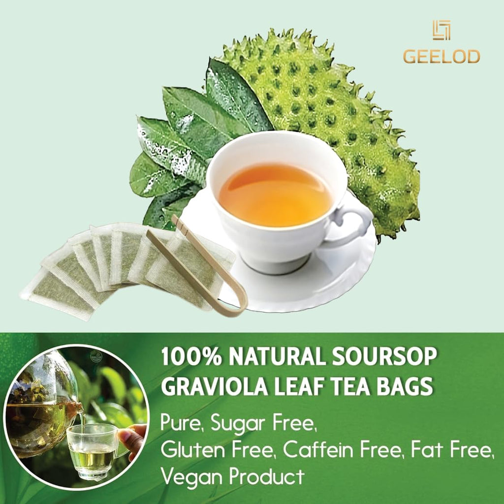 Herbal tea infusion with Soursop benefits