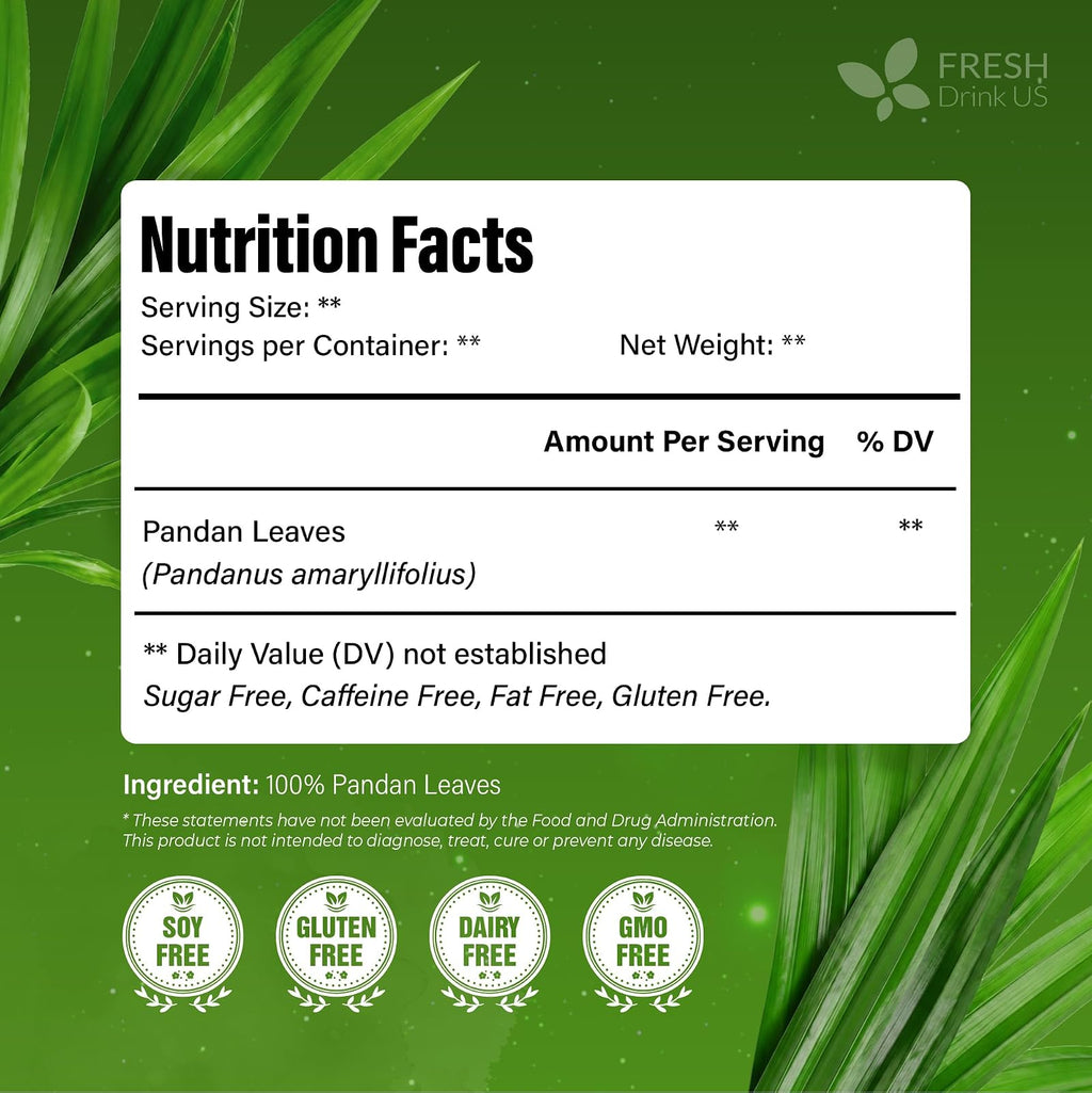 herbal tea ingredient dried pandan