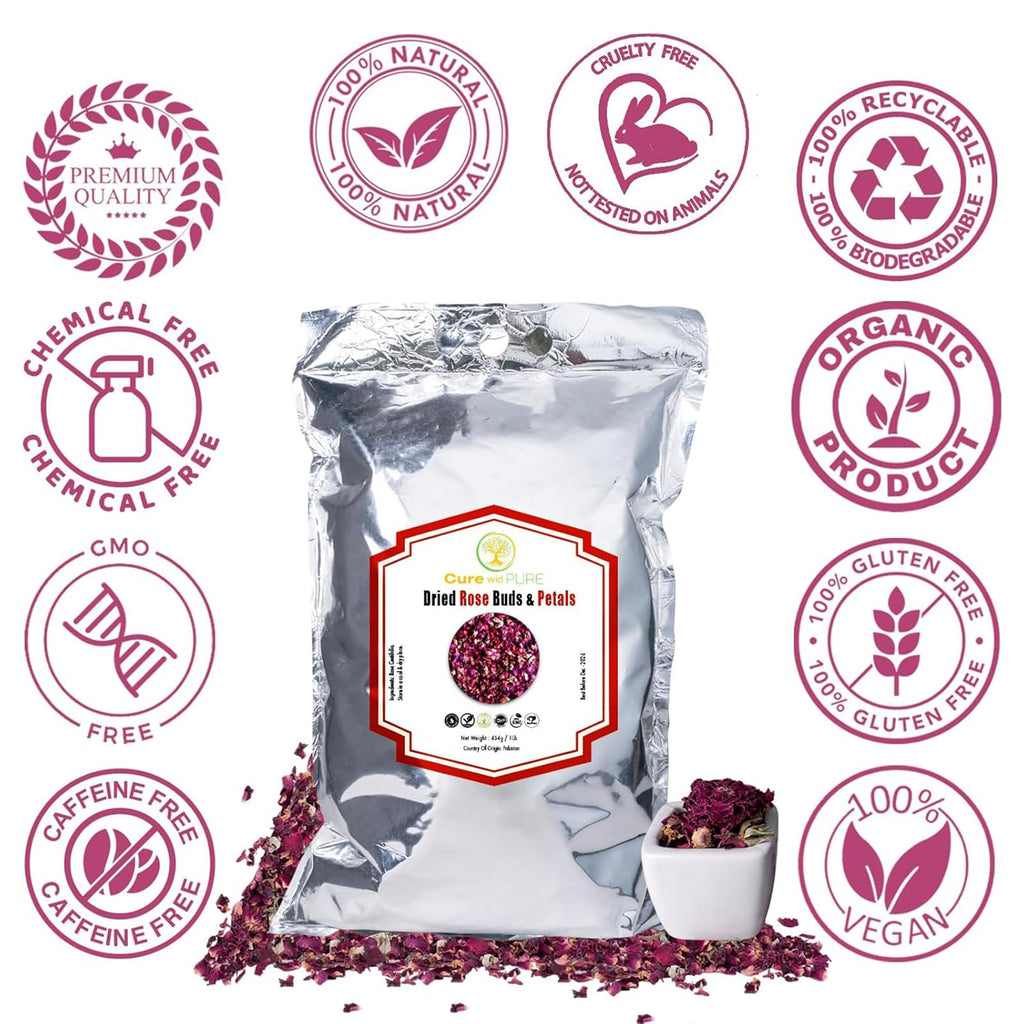 herbal tea ingredient dried rose petals