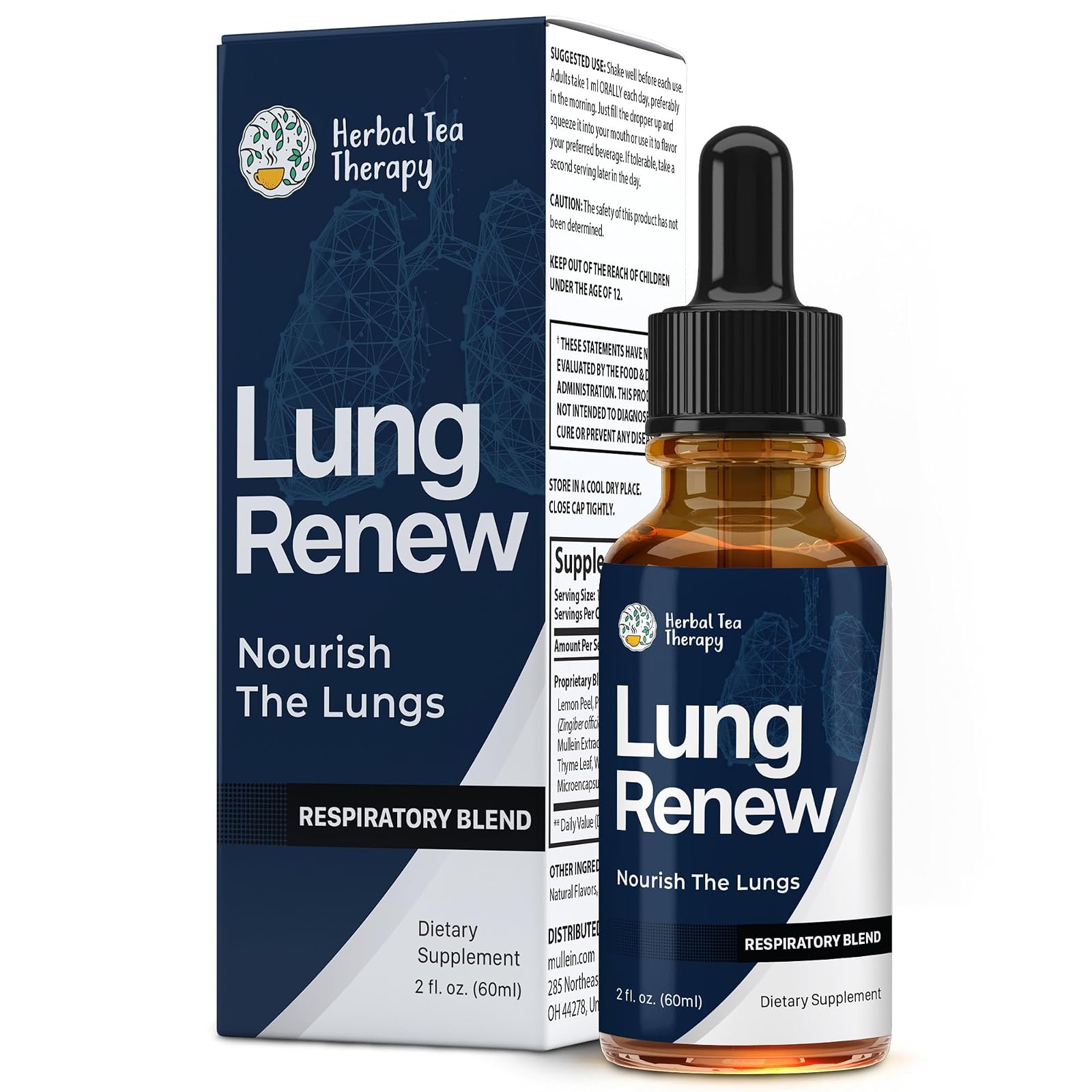 herbal tea lung support drops