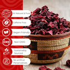 herbal tea made from dried hibiscus