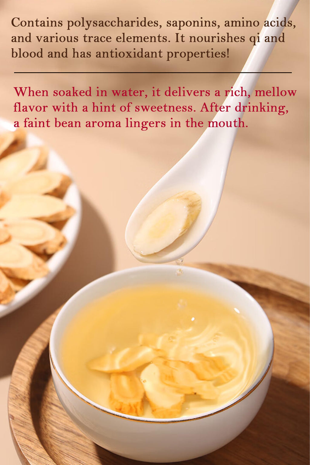 herbal tea made with astragalus