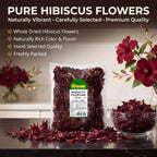herbal tea made with hibiscus flowers