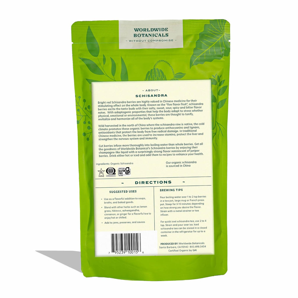 herbal tea made with schisandra