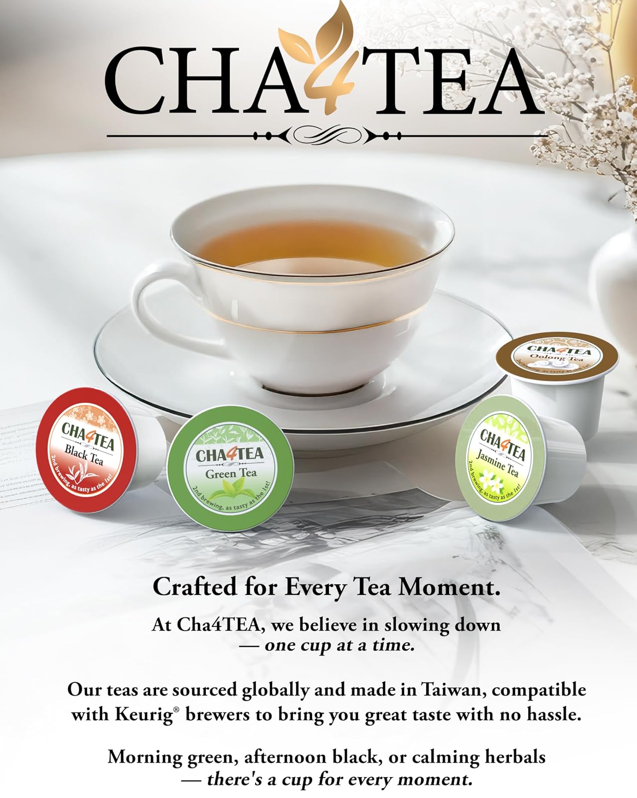 herbal tea pods for easy brewing