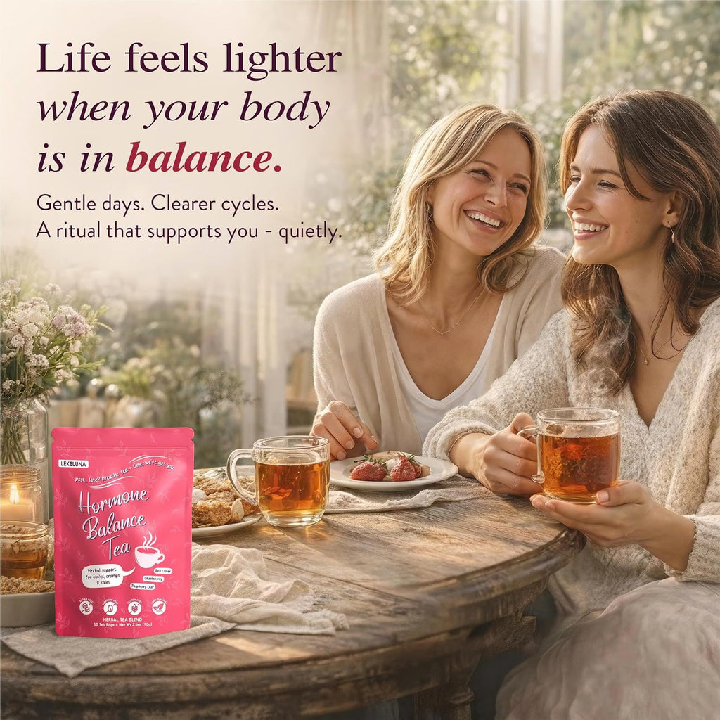 Herbal tea promoting hormonal wellness