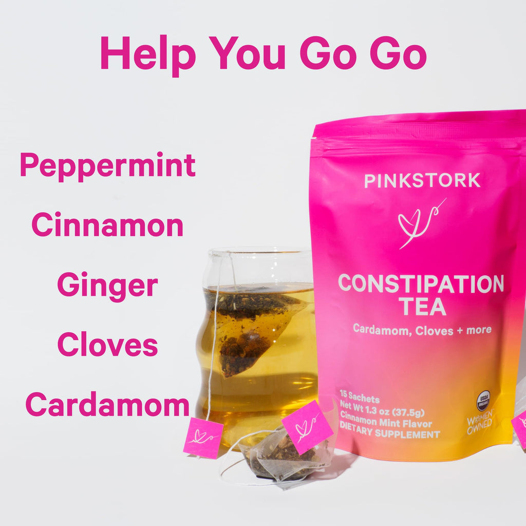 Herbal tea sachets for gas relief