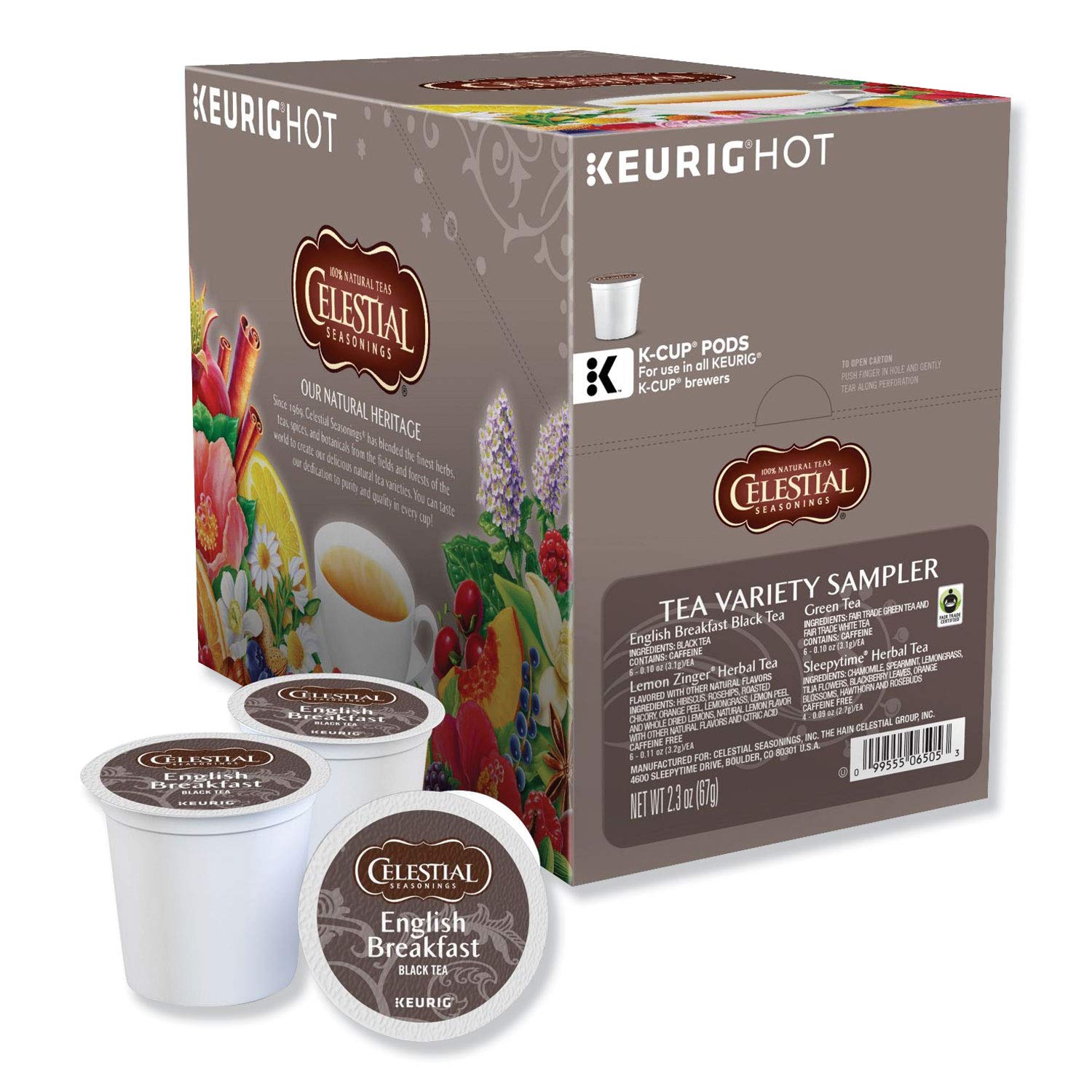herbal tea sampler K-Cup pods