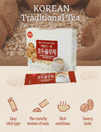 herbal tea with almonds and pinenuts