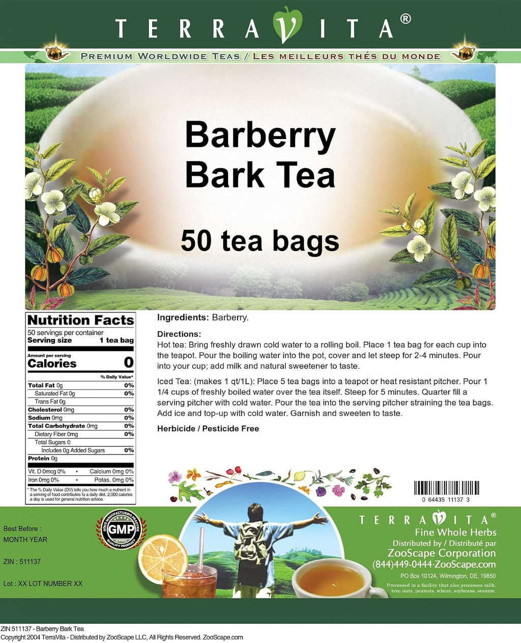 Herbal tea with antioxidant benefits