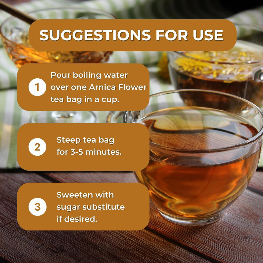 herbal tea with arnica benefits