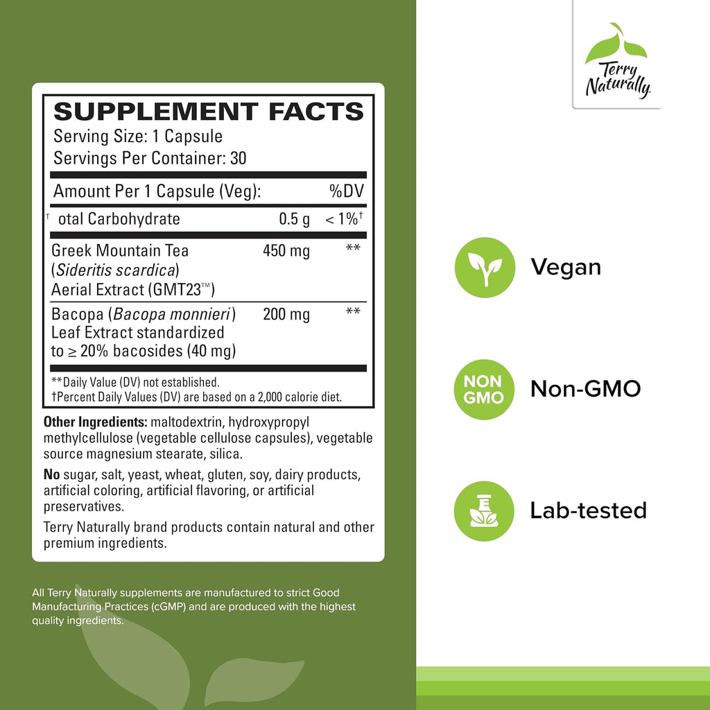 herbal tea with Bacopa extract