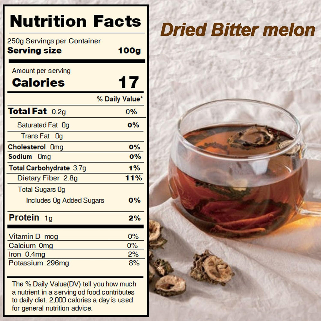 herbal tea with bitter melon