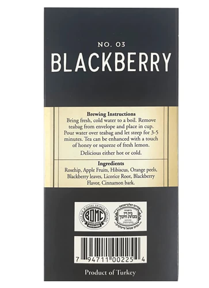 herbal tea with blackberry flavour