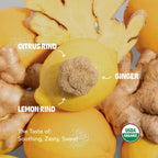 Herbal tea with citrus flavour