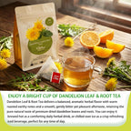 Herbal tea with dandelion leaf benefits