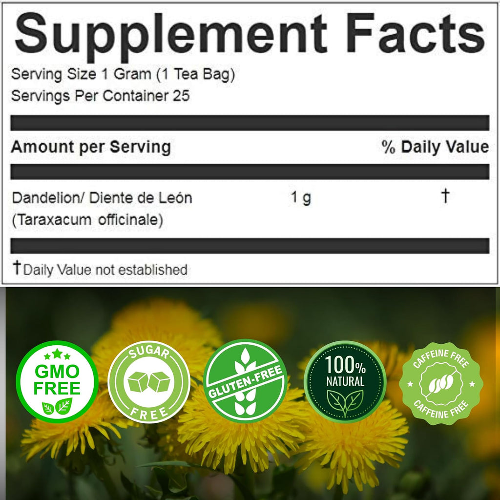 herbal tea with dandelion root benefits