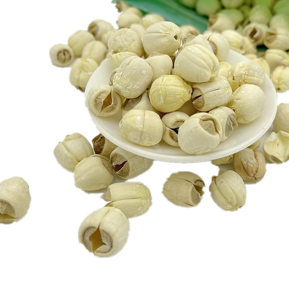 Herbal tea with dried lotus seeds