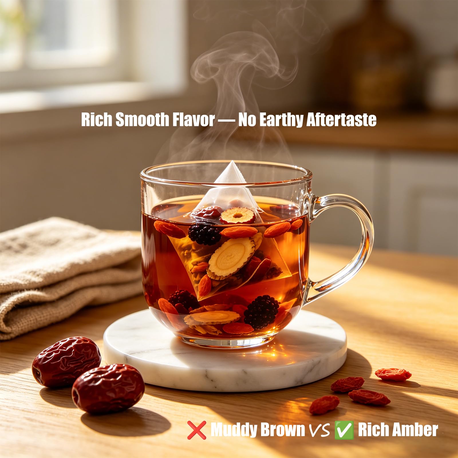Herbal tea with eight treasures
